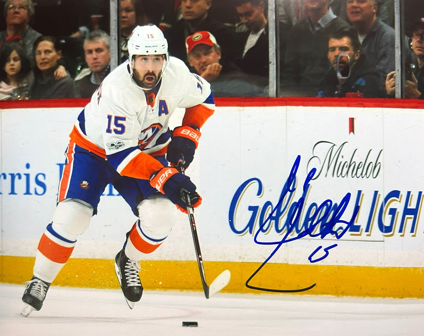Cal Clutterbuck New York Islanders Signed Autographed 8x10 Photo | eBay