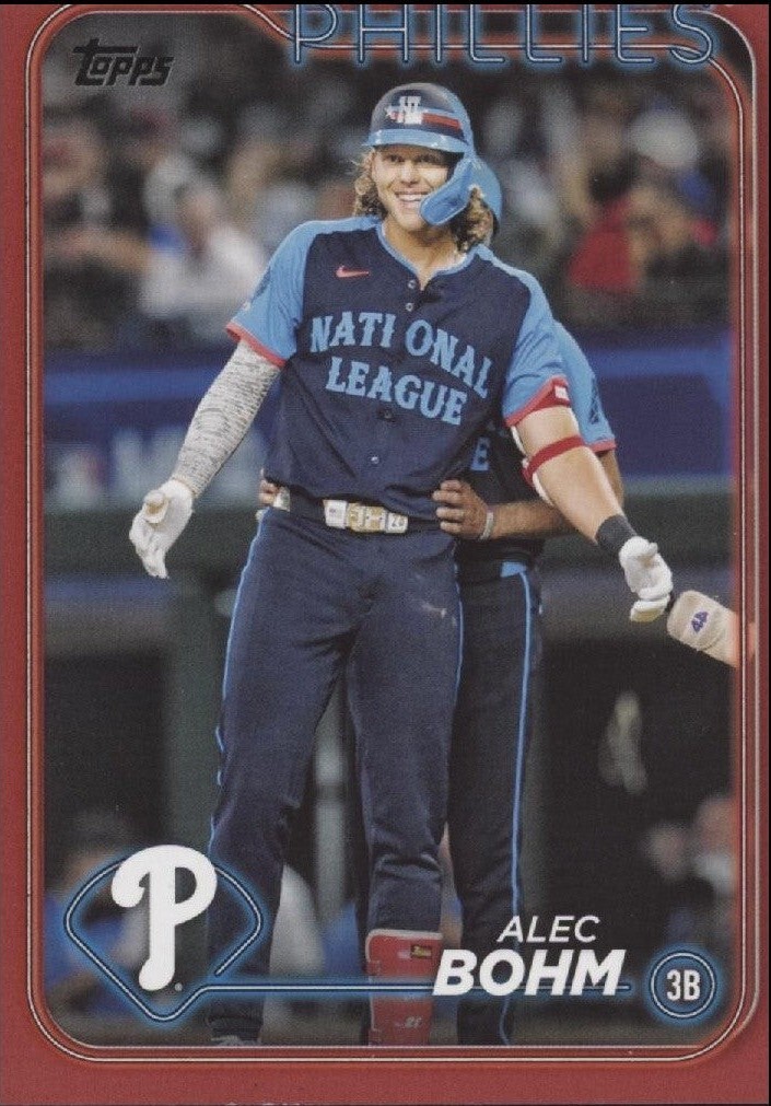 2024 Topps Update Series - 2024 All-Star Game Alec Bohm #ASG-13 Red /10 ...