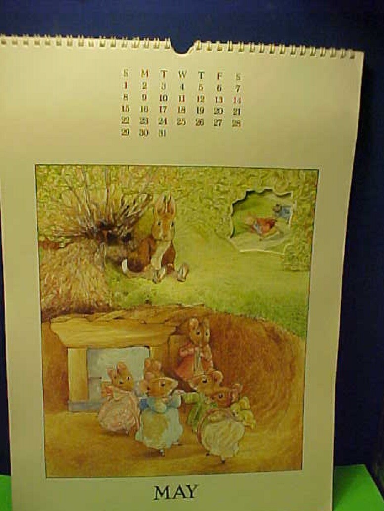 Peter Rabbit Beatrix Potter VINTAGE 1994 CALENDAR | eBay