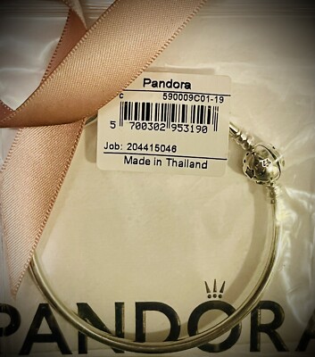 Pandora Sparkle Celestial Star Galaxy Bangle Bracelet 590009C01-19 Size ...