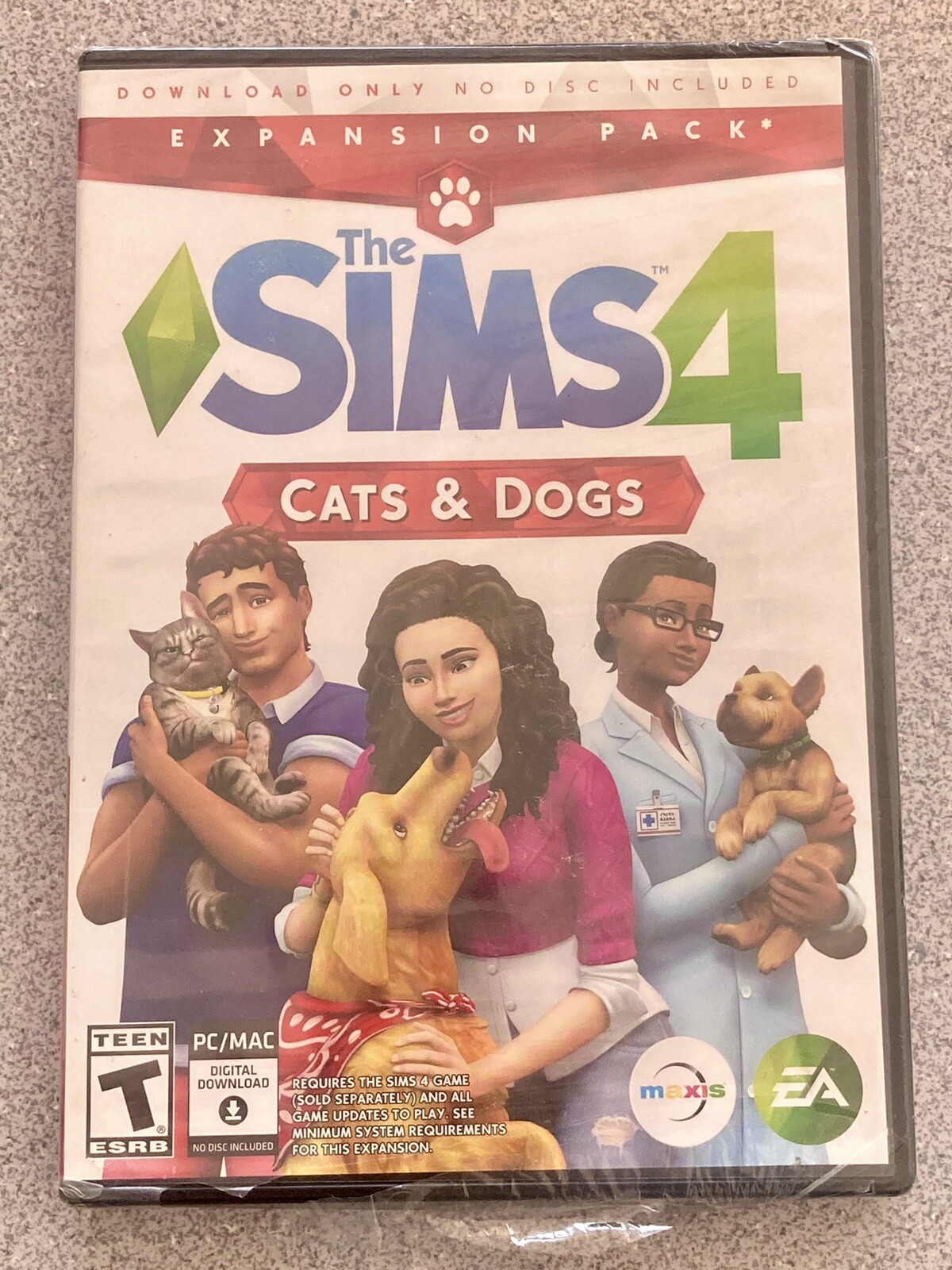 The Sims 4 Cats and Dogs Expansion Pack - PC Game New Sealed ...