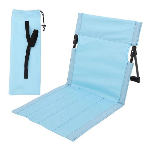 Folding Camping Backrest Foldable Floor Chair for Hiking Backyard ...