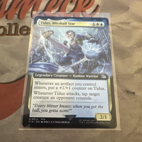 MTG Tidus, Blitzball Star (Extended Art) Final Fantasy Regular #0512 | eBay