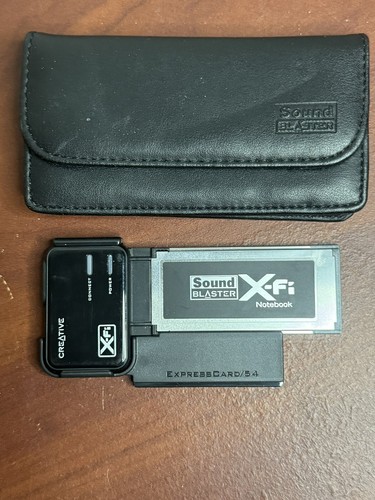 Creative Sound Blaster X-Fi Notebook Express Card Model: SB0950 | eBay