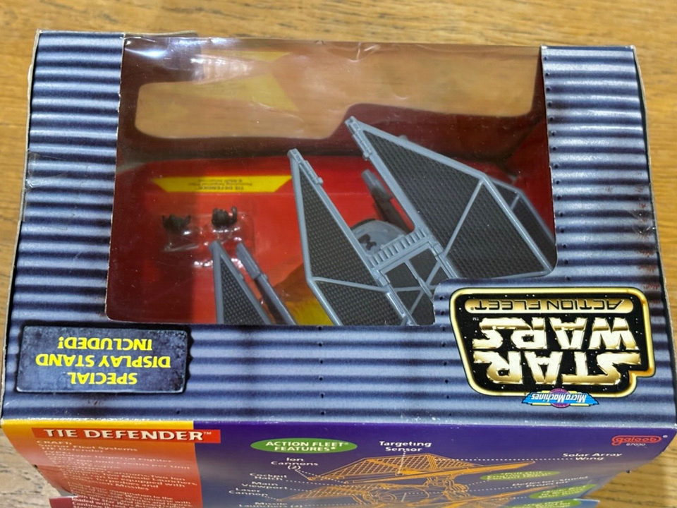 Star Wars Micro Machines Action Fleet TIE DEFENDER - Very Rare 1997 ...