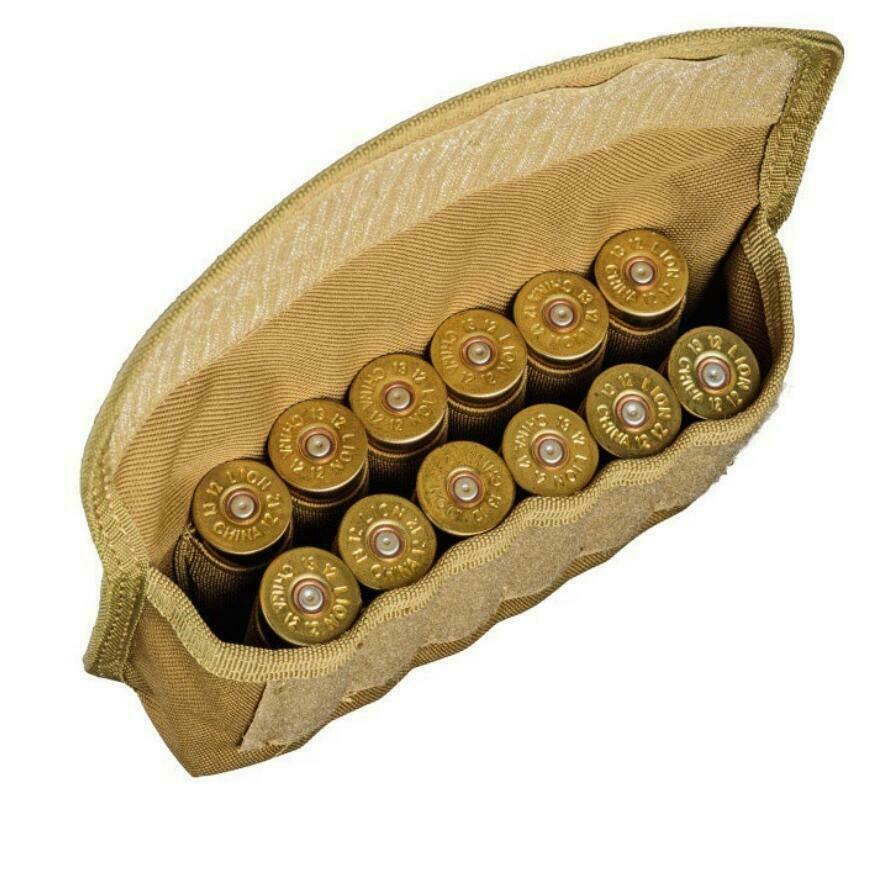 Molle Tactical 12 Rounds 12/20GA Mag Waist Bag Shotgun Shell Ammo Pouch ...