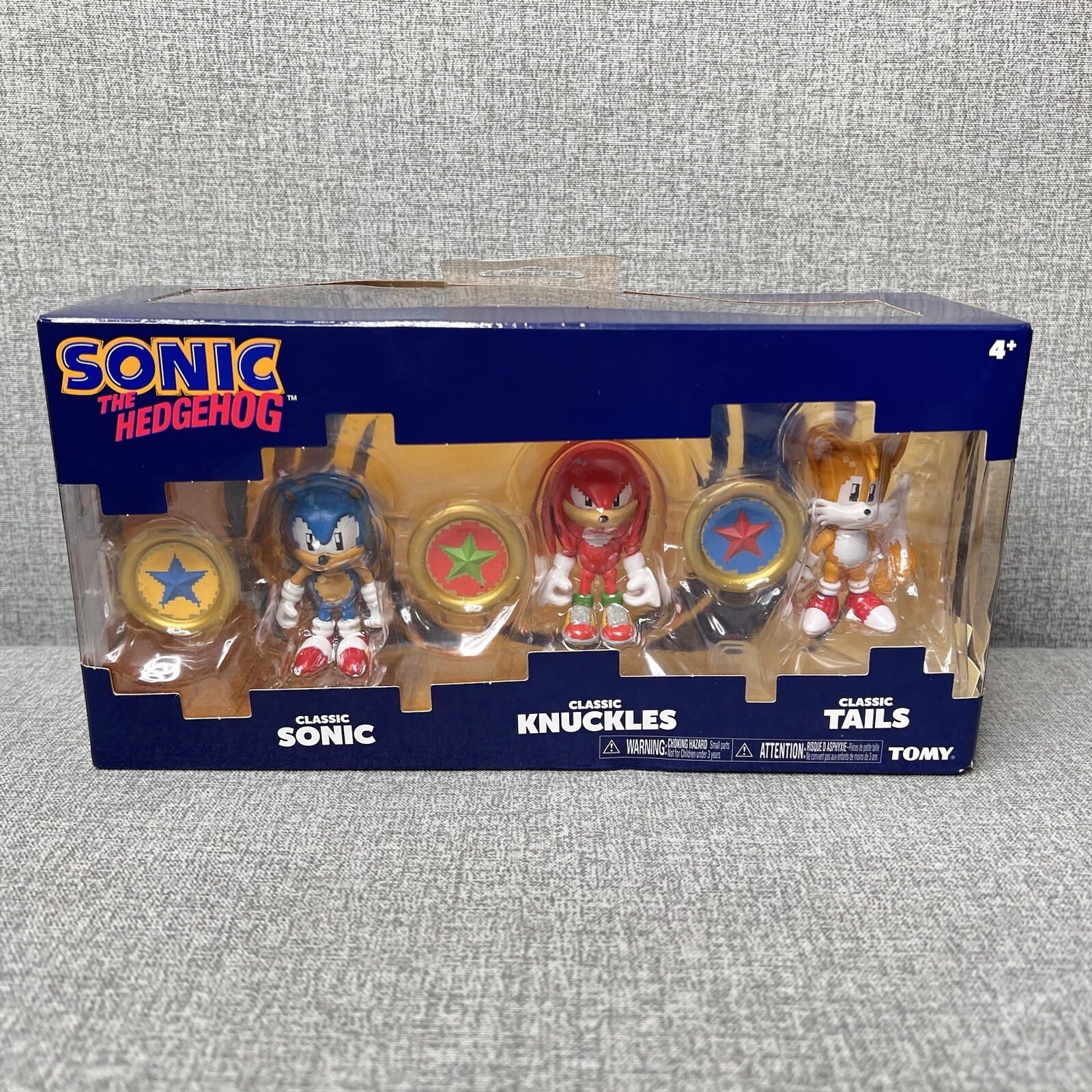 Tomy Pixelated Sonic The Hedgehog Sonic Boom Classic Knuckles Tails ...