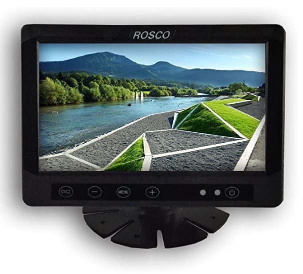 Rosco Vision Systems STSK7465, 7" Color Rear View Monitor with Camera ...