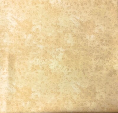 Quilting Treasures Tone on Tone Golden Tan Scroll Cotton Fabric | eBay