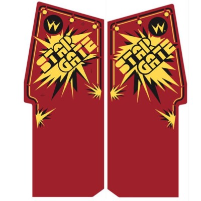 Stargate Side Art decal 2pc Set High Quality Arcade Game | eBay