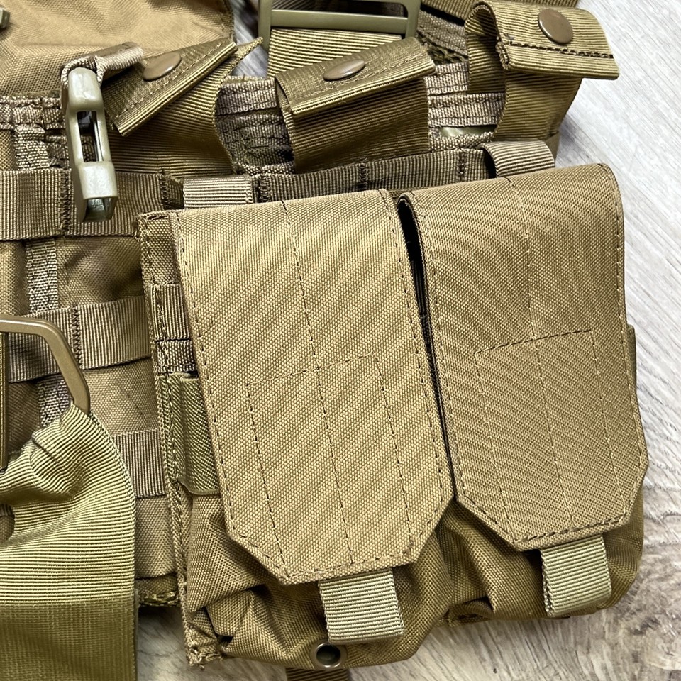 DIAMOND TACTICAL vest with Leg Holster Army Green | eBay