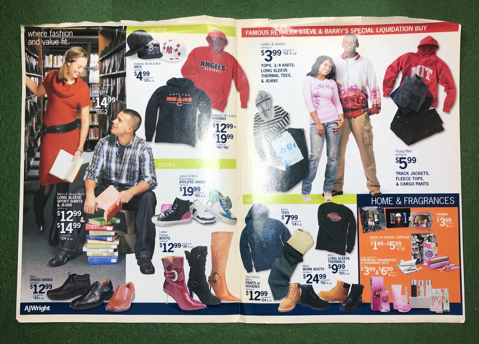 vintage 2009 AJ Wright store sale flyer fashion clothes defunct ...