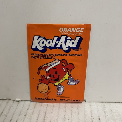 Vintage Kool Aid Packet Orange HTF | eBay