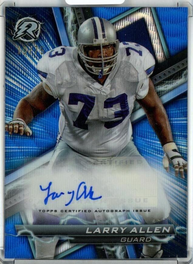 2023 Topps Composite - Resurgence Signatures Larry Allen #RA-LA Blue ...