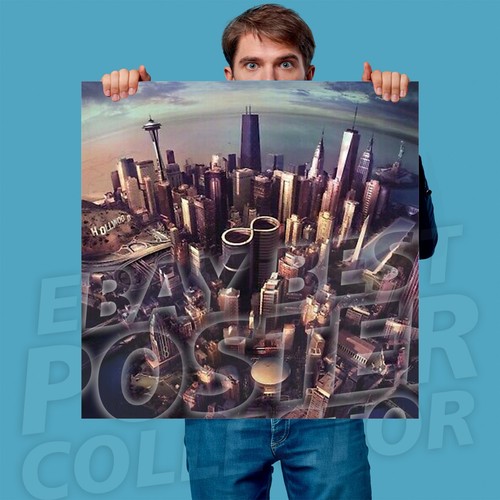 FOO FIGHTERS Sonic Highways BANNER Poster Tapestry Vinyl album art | eBay