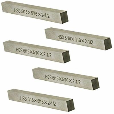 5PC 5/16" X 5/16" X 2-1/2" HSS Tool Bit Rectangular Lathe Fly Cutter Mill Blank | eBay