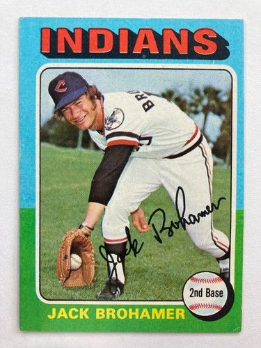 1975 Topps #552 Jack Brohamer (Cleveland Indians) (A) | eBay