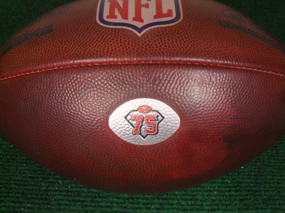 2021 Wilson NFL Duke San Francisco 49ers 75 Year LE Game Prepped ...