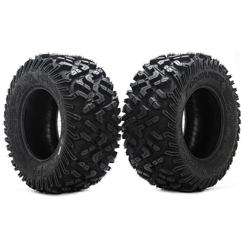 2X 25x11-12 ATV Tires 6Ply 25x11x12 UTV Tires 25 11 12 Mud All Terrain ...