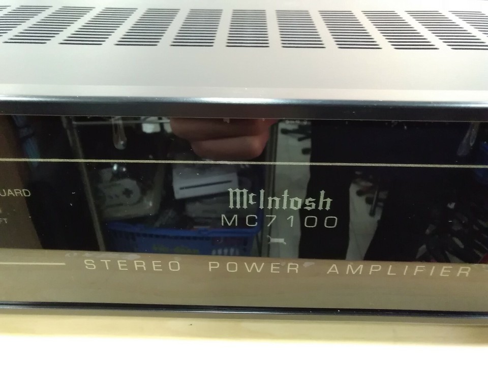 MCINTOSH Power amplifier MC7100 transistor audio equipment aound system ...