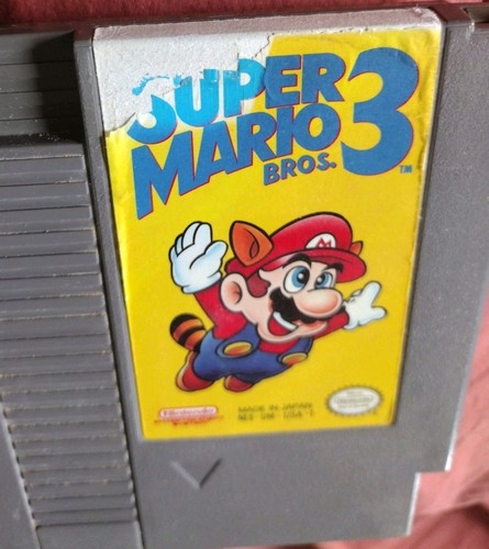 Super Mario Bros 3 (Nintendo NES, 1990) Cartridge Only Some Label Wear ...
