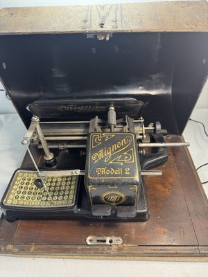 RARE Antique Early 20thC German AEG Mignon 2 Type Sleeve Index ...