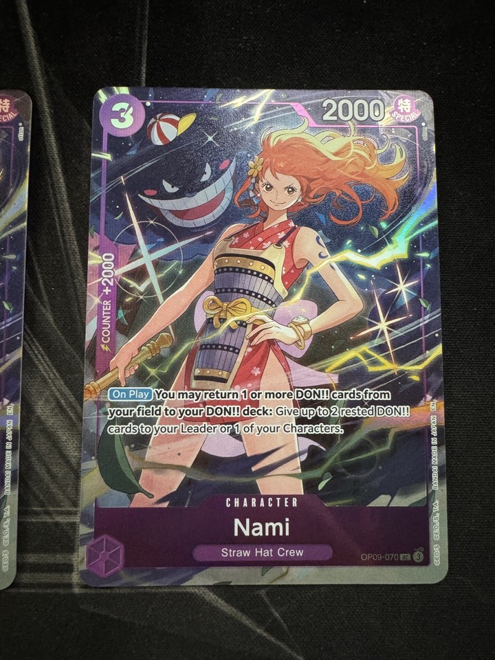 Nami OP09-070 Premium Best Selection Vol 4 One Piece TCG ENGLISH PROMO ...