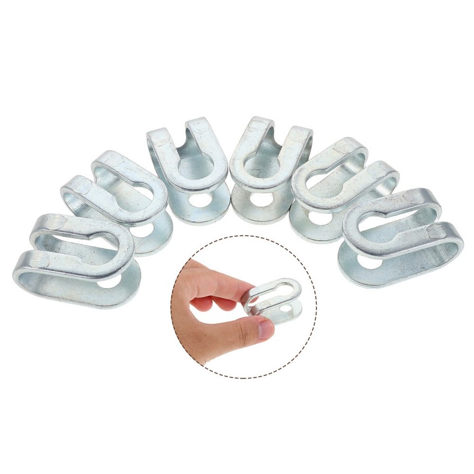 6 Pcs Iron U Clamps Gym Cable Accessories Fitness Equipment Spare Parts ...