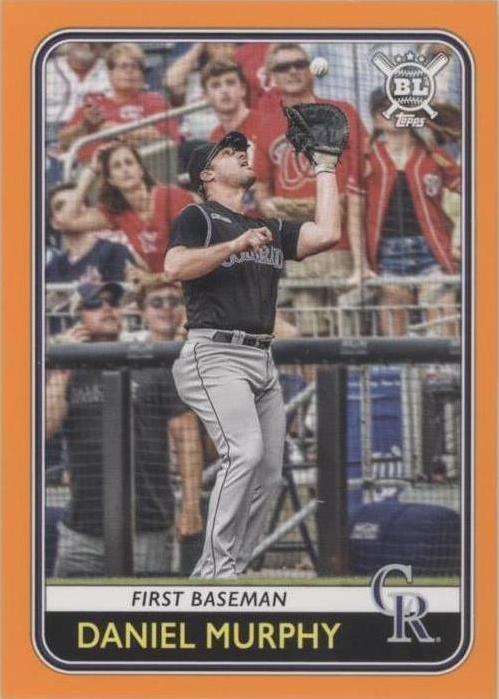2020 Topps Big League - Daniel Murphy #165 Orange for sale online | eBay