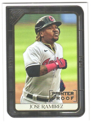2021 Topps Gallery Jose Ramirez #10 Printer Proof | eBay