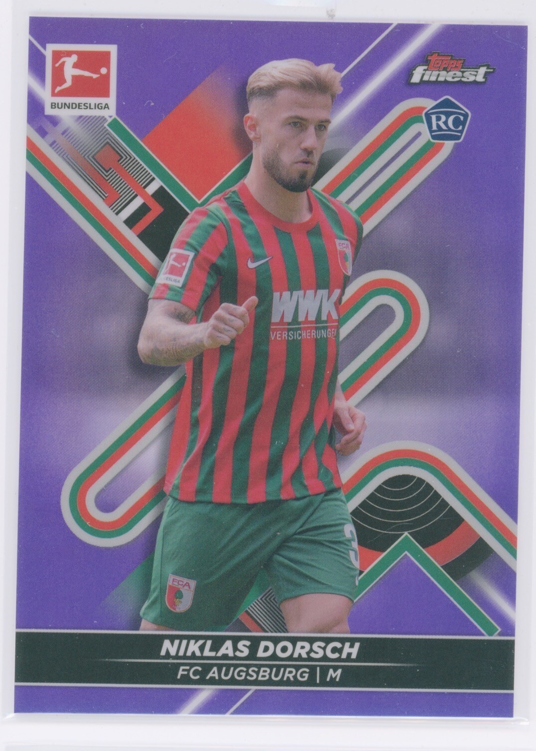 NIKLAS DORSCH 2021-22 TOPPS FINEST ROOKIE PURPLE REFRACTOR #54/250 RC | eBay