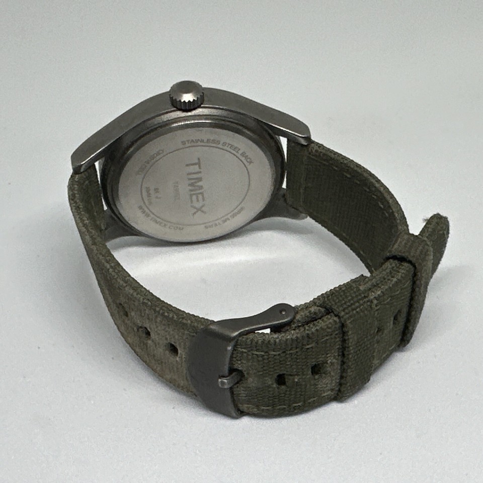 Timex Expedition T49961 Men's Green Fabric Strap Analog Dial Quartz Watch HME252 | eBay