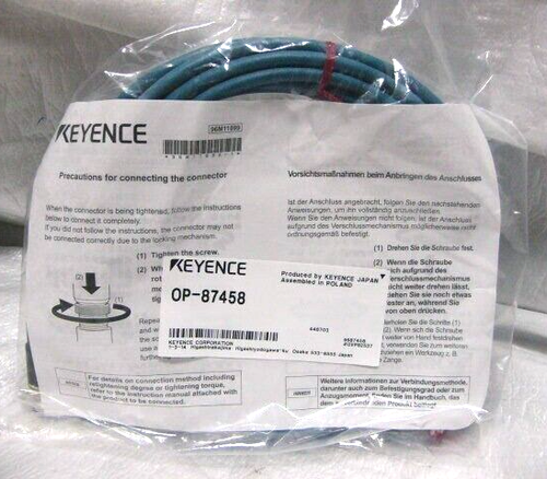 Keyence OP-87458 NFPA79-compliant Ethernet cable Network Camera Cable ...