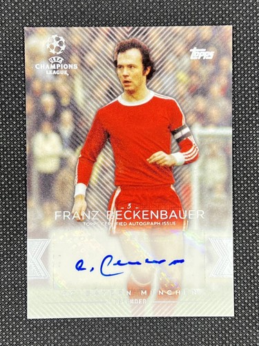 2015-16 Topps UEFA Champion League Showcase Bayern Franz Beckenbauer ...
