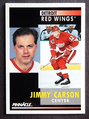 Jimmy Carson #173 Pinnacle 1991 Hockey Card (Detroit Red Wings) | eBay