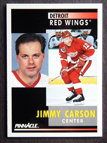 Jimmy Carson #173 Pinnacle 1991 Hockey Card (Detroit Red Wings) LN | eBay