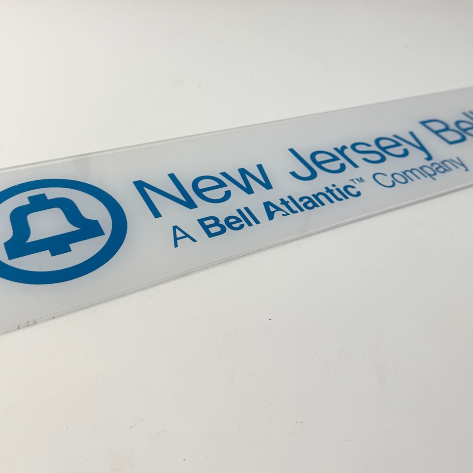 Vintage New Jersey Bell Atlantic Telephone Booth Payphone Plexiglass ...