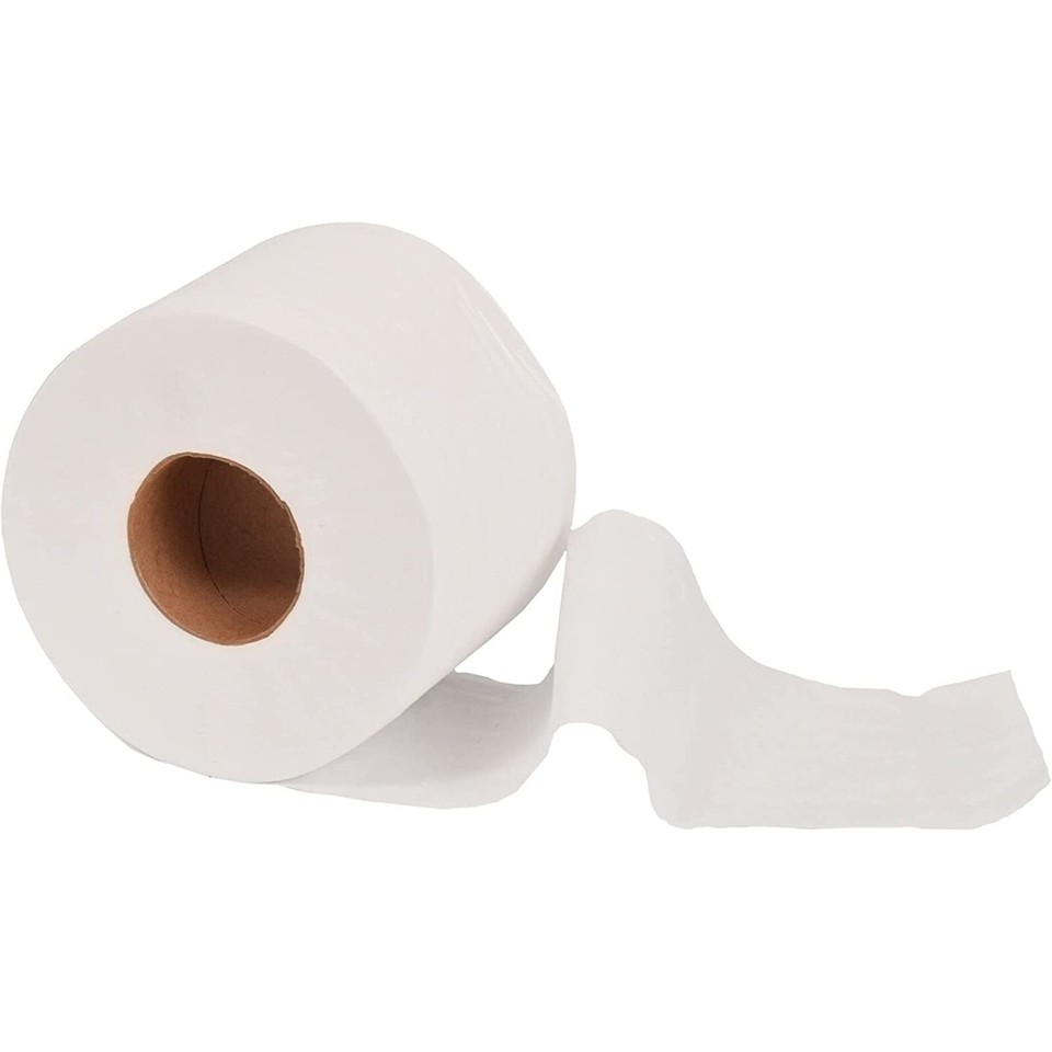 Standard Bathroom Tissue Roll 2-Ply White 200 Sheets Per Roll | eBay