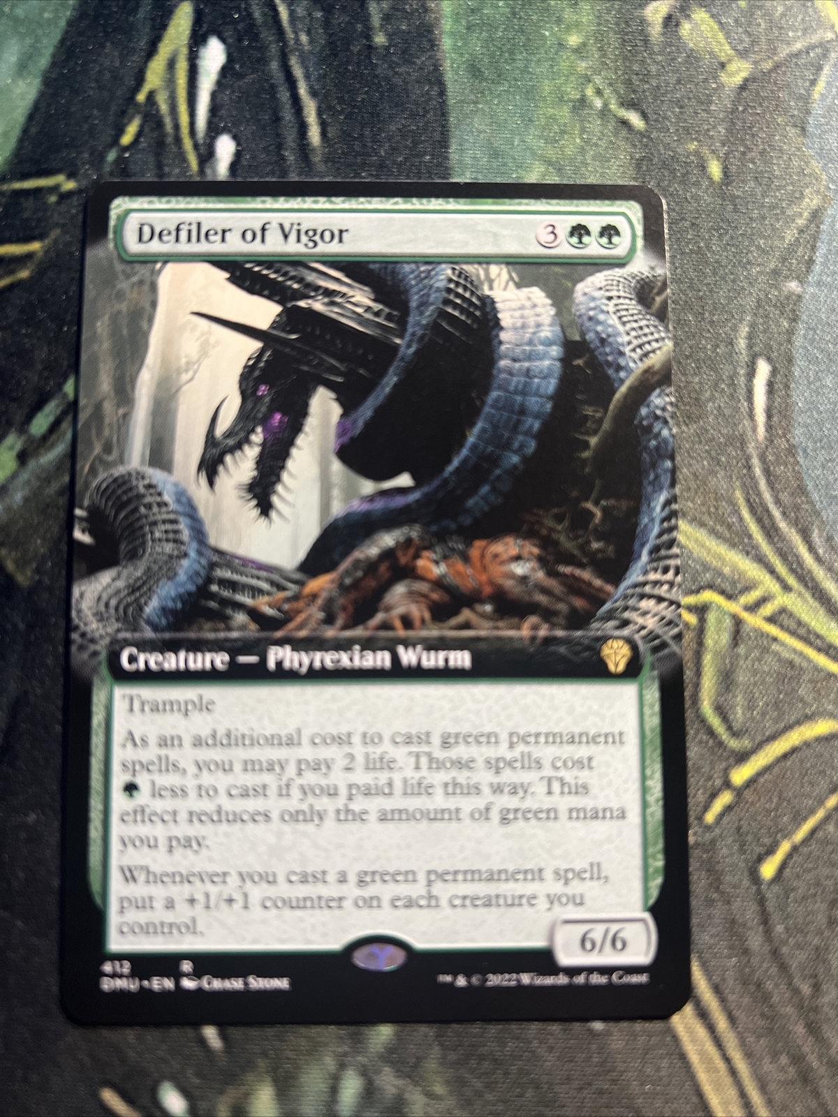 Defiler of Vigor, Extended Art, MTG Dominaria United, NM/Never Played ...