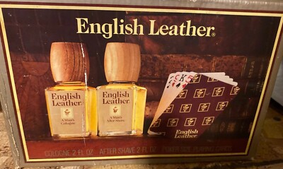 Vintage English Leather Gift Set -After Shave, Cologne, and Poker ...