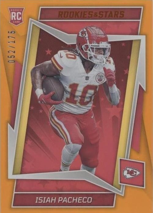 2022 Panini Rookies & Stars - Rookies Isiah Pacheco #143 Orange /175 ...