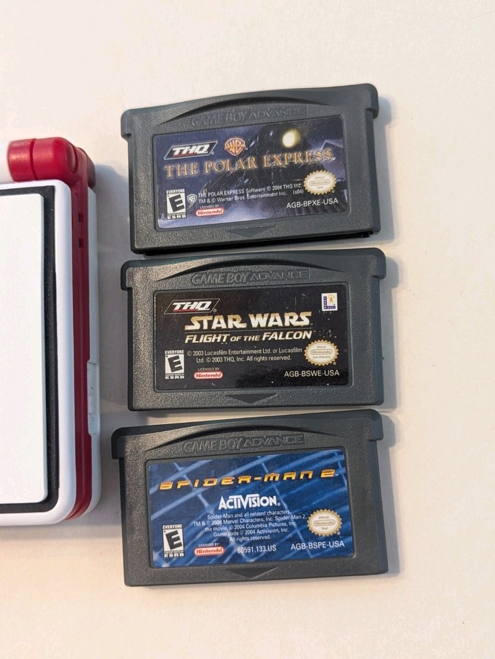 Nintendo Game Boy Advance SP Console New Pokemon Shell and IPS Screen ...