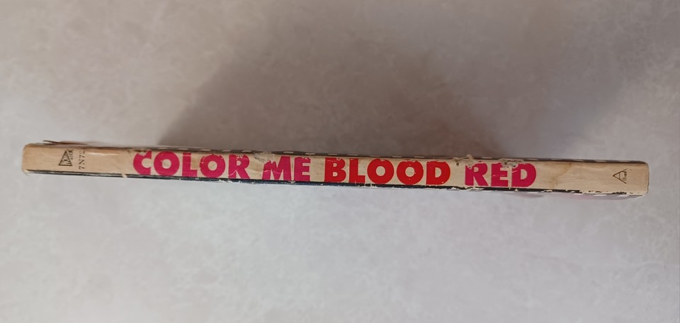 Color Me Blood Red, HG Lewis Paperback Movie Tie-in Rare! Early Gore ...