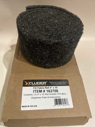 162706 Rodent Control Fill Fabric Roll 4 X 10 Steel Wool Blend Protects ...