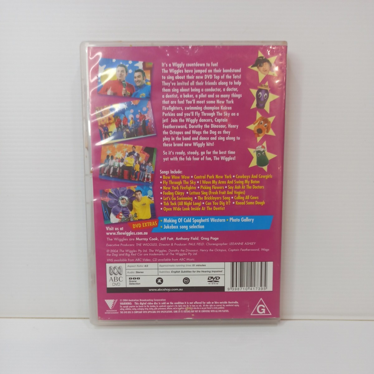 The Wiggles Top Of The Tots Dvd Menu Wiggles Double Bill (U) CeX
