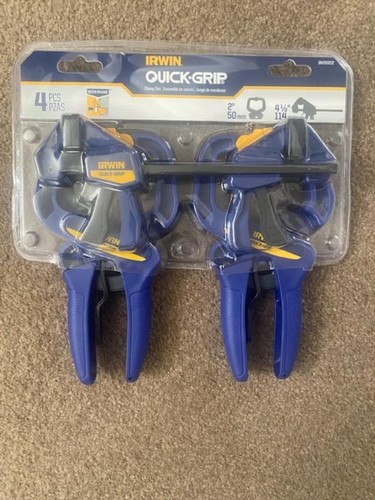 Irwin IRHT83222 4pc Quick-Grip Clamp Set -Quick Release 885911654906 | eBay