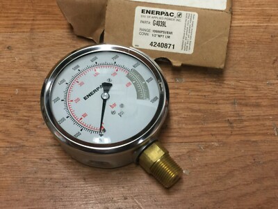 Hydraulic Fittings - Enerpac Hydraulic Gauge