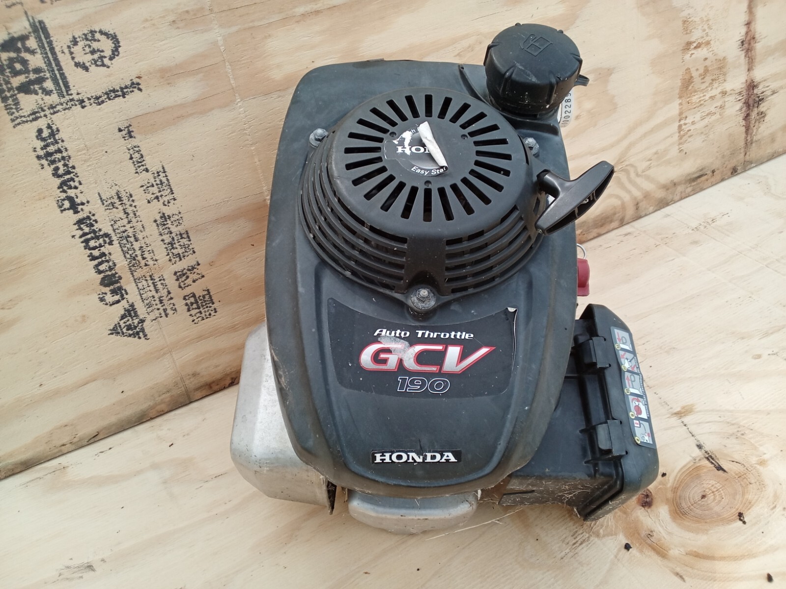 GCV 190 Honda 6hp Over Head Cam Motor 7/8" x 1-7/8" Vertical Shaft ...