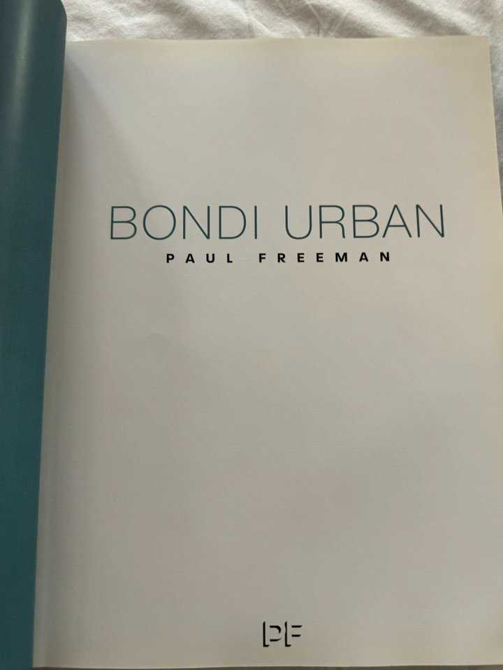 Bondi Urban Paul Freeman Male Photography Gay Interest Book Hardcover ...