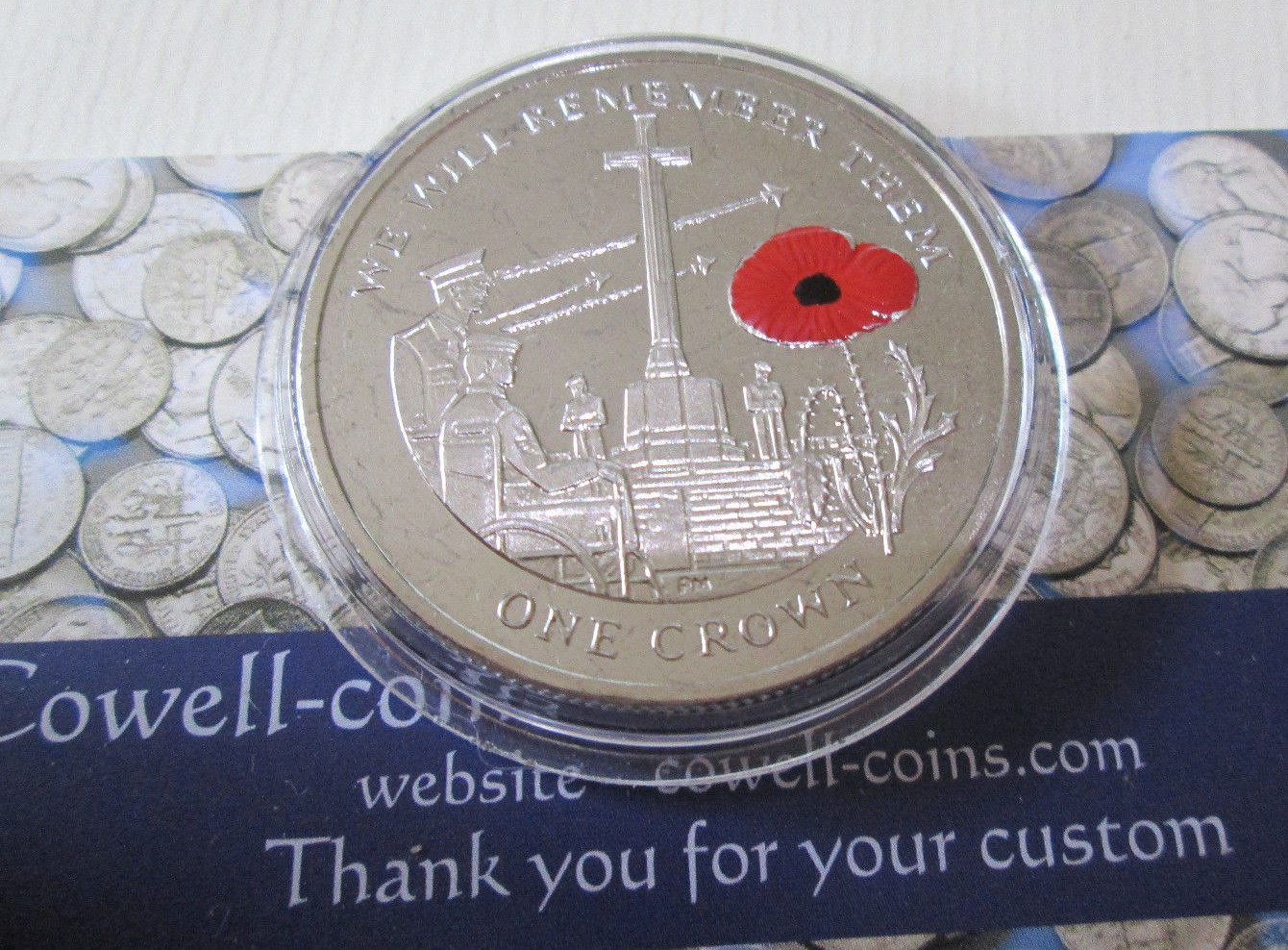 Various ROYAL MINT/ POBJOY POPPY COINS £5 CROWNS & MEDALLIONS PROOF ...